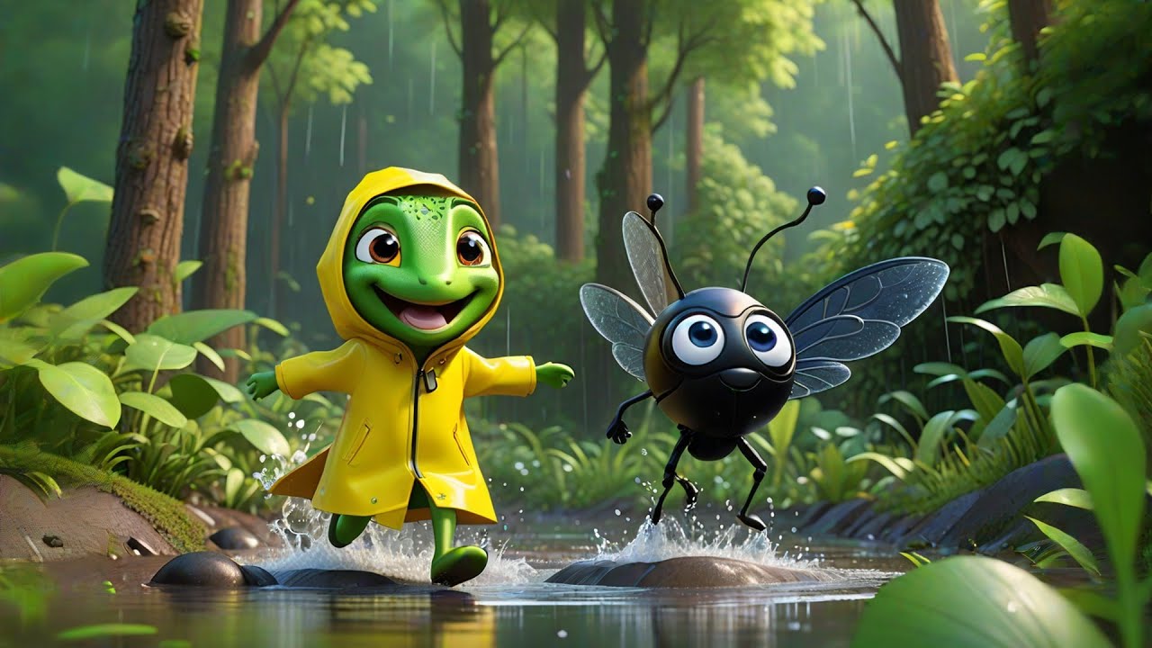 Nelly Newt’s Rainy Day | Weather and Imagination Song for Kids ...