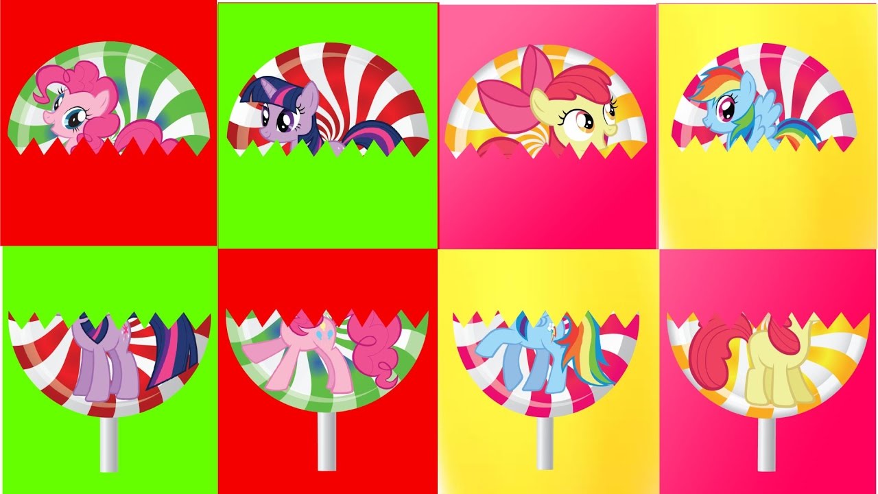 Wrong Heads My Little Pony Learn Colors Finger Family Song - YouTube