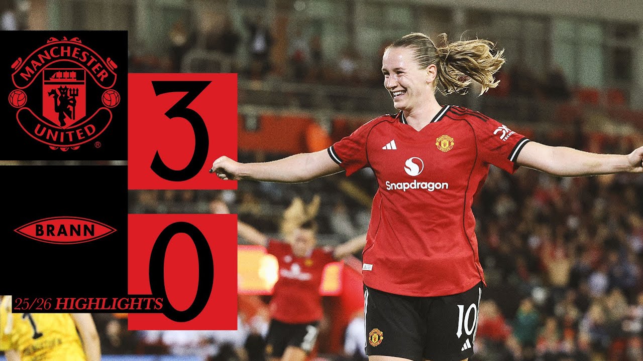 Man Utd Women Qualify For Champions League! 🤩 | Man Utd v SK Brann ...