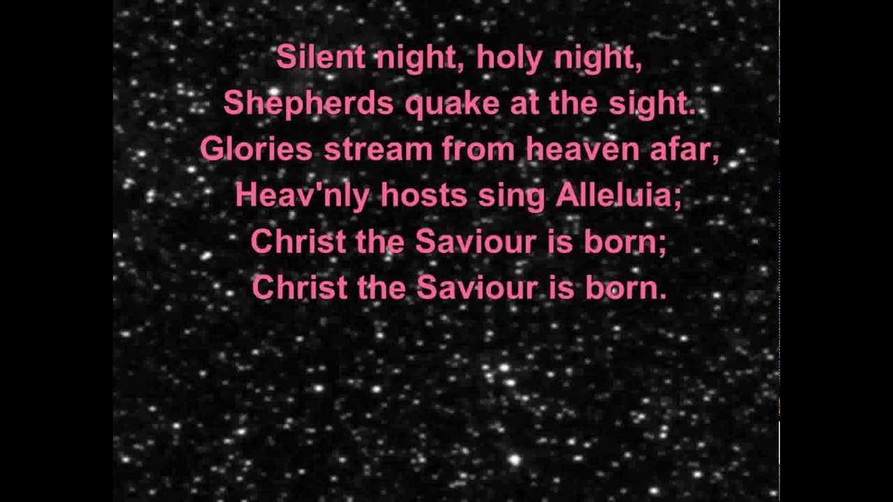 Silent Night Stille Nacht Music Lyrics YouTube silent-night-stille-nacht-music-lyrics-youtube