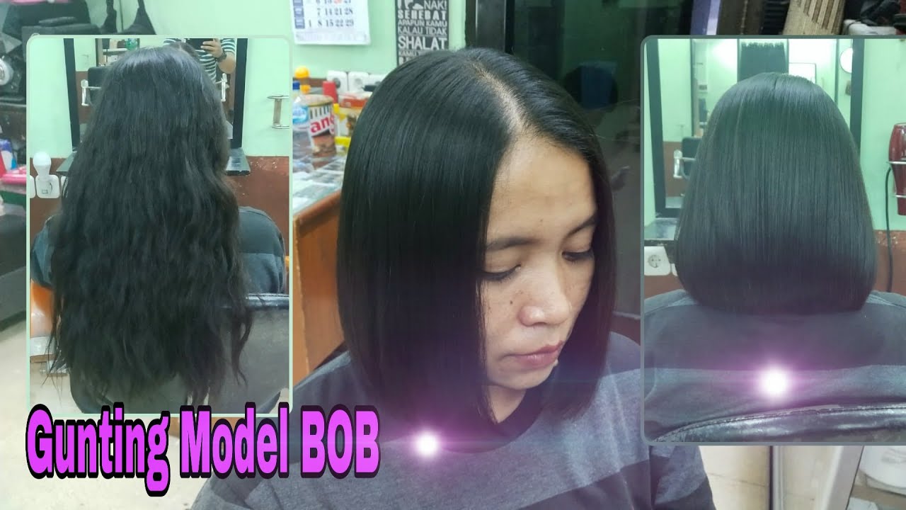 Cara Potong Rambut Bob Untuk Pemula @raisasalonchannel2751 - YouTube
