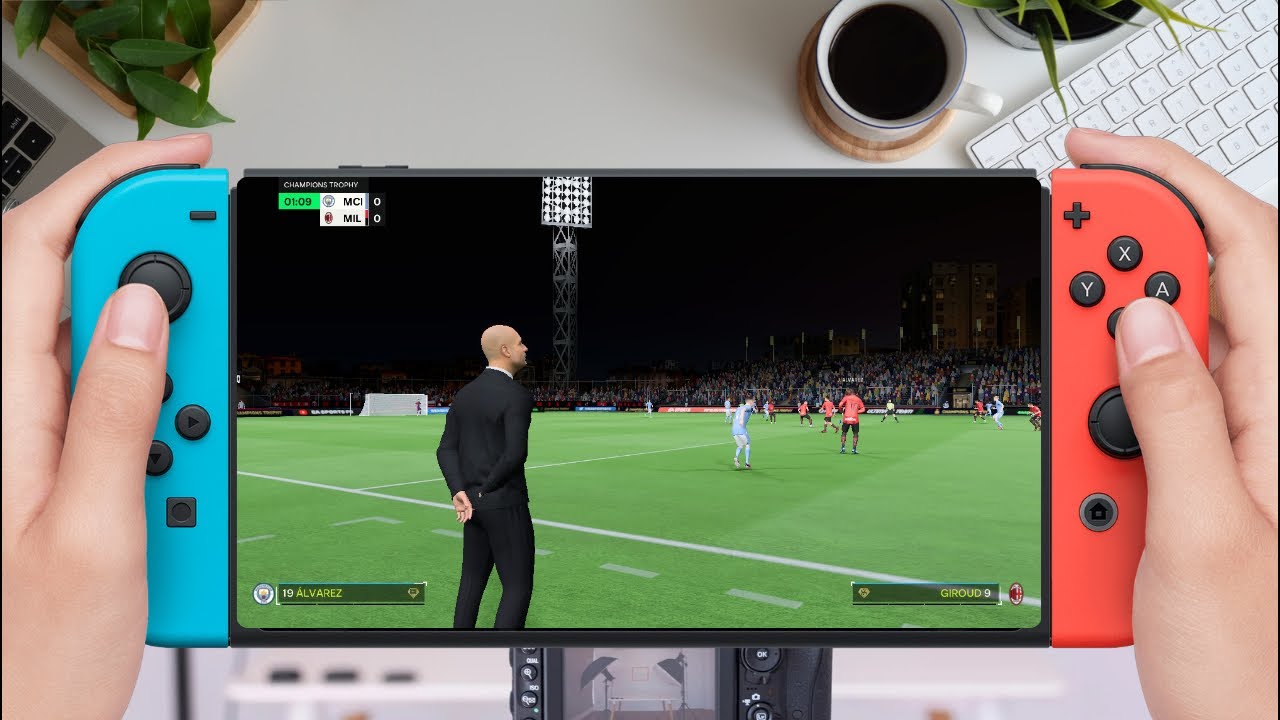 EA FC 24 Nintendo Switch | Manager Career Full Gameplay 😎🔥 - YouTube