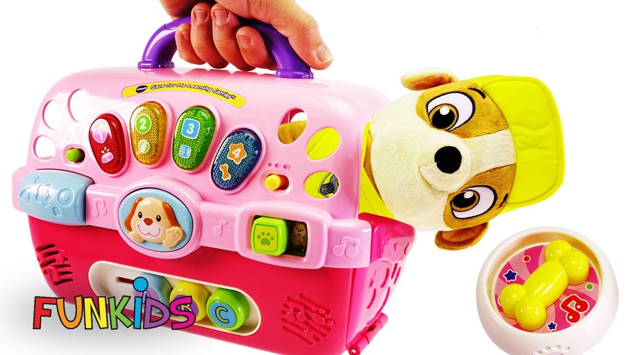 Paw Patrol Rubble New Dog Carriers Playset - YouTube