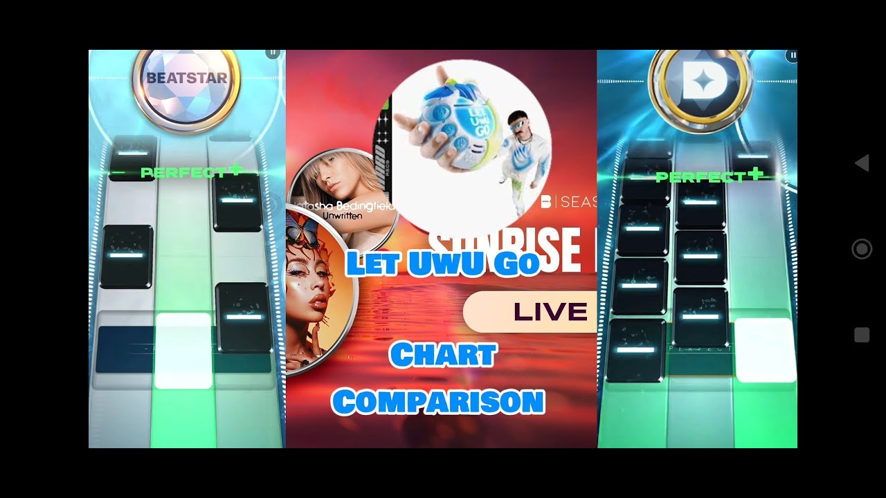 [Beatstar] Let UwU Go - Panteros 666 // Chart Comparison (Standard and Deluxe) - YouTube