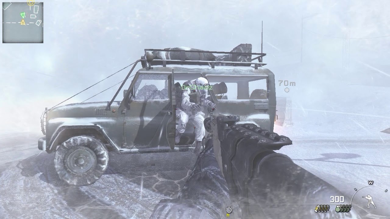 Call of Duty Modern Warfare 2 snow mission coop - YouTube