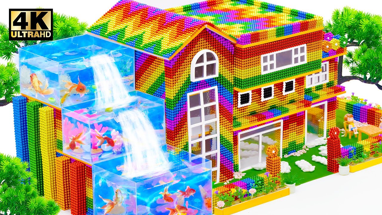 DIY - How To Make A Unique 3-tier Waterfall, Tropical Villa From ...
