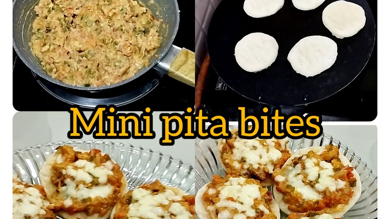 Mini pita bites without oven|| Ramadan recipe for iftar|| pita bites ...