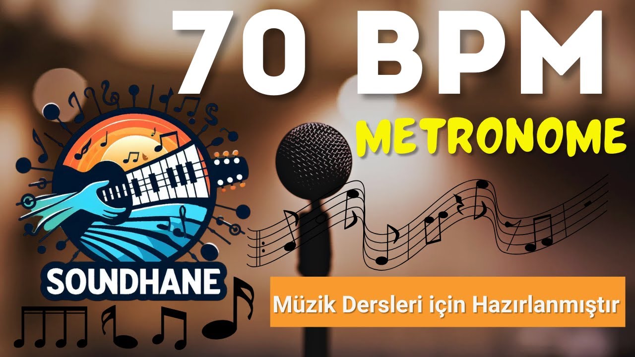 70 Bpm Metronome - 1 Saat - Müzik Çalışmaları için - Soundhane Studio ...