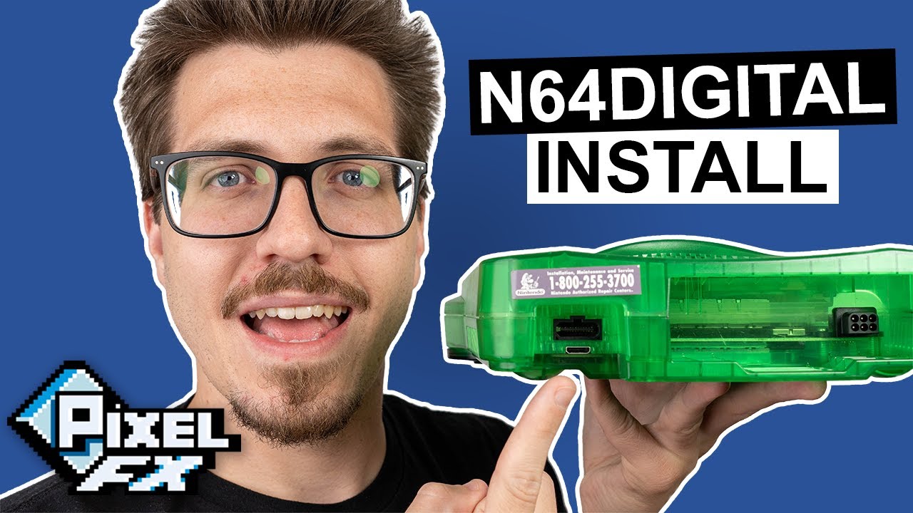 N64Digital Install - PixelFX's First Mod! - YouTube