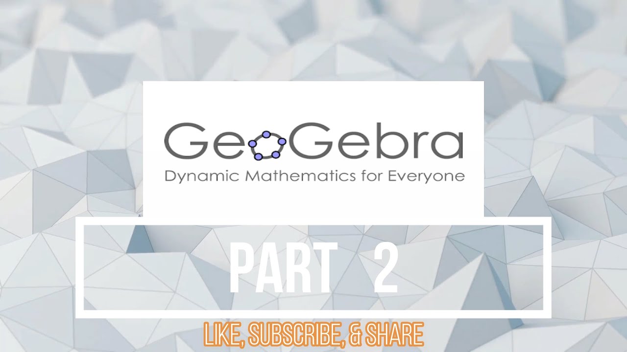 Part 2. Pengenalan Toolbar pada GeoGebra - YouTube