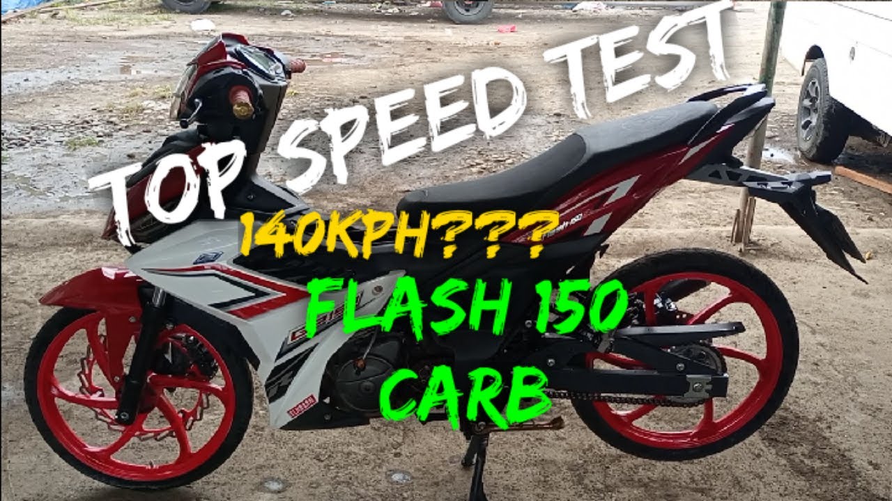 RUSI FLASH 150 CARB TOP SPEED | WMOTO F15 - YouTube