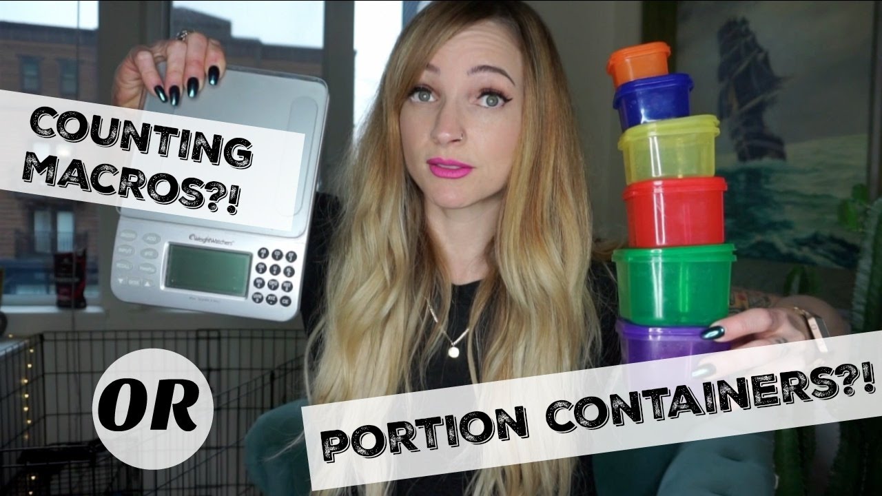 Counting Macros OR Portion Containers?! - YouTube