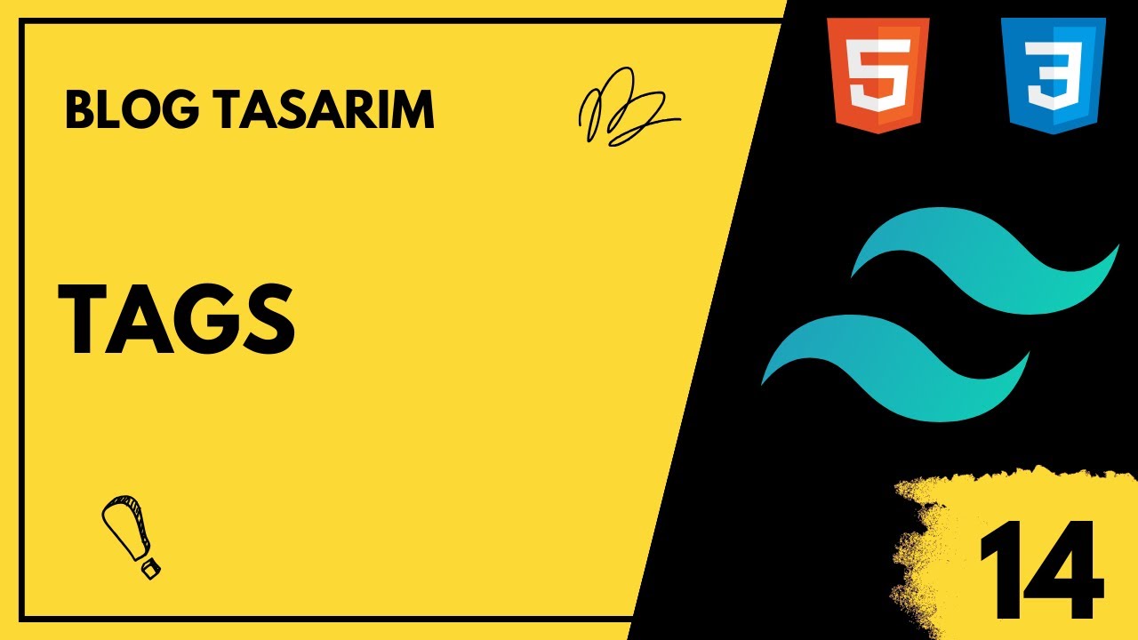 Tailwind Css Ile Blog Sitesi Bölüm 14 Tags Tailwind Css Tutorial Html5 And Css3 Youtube 2446