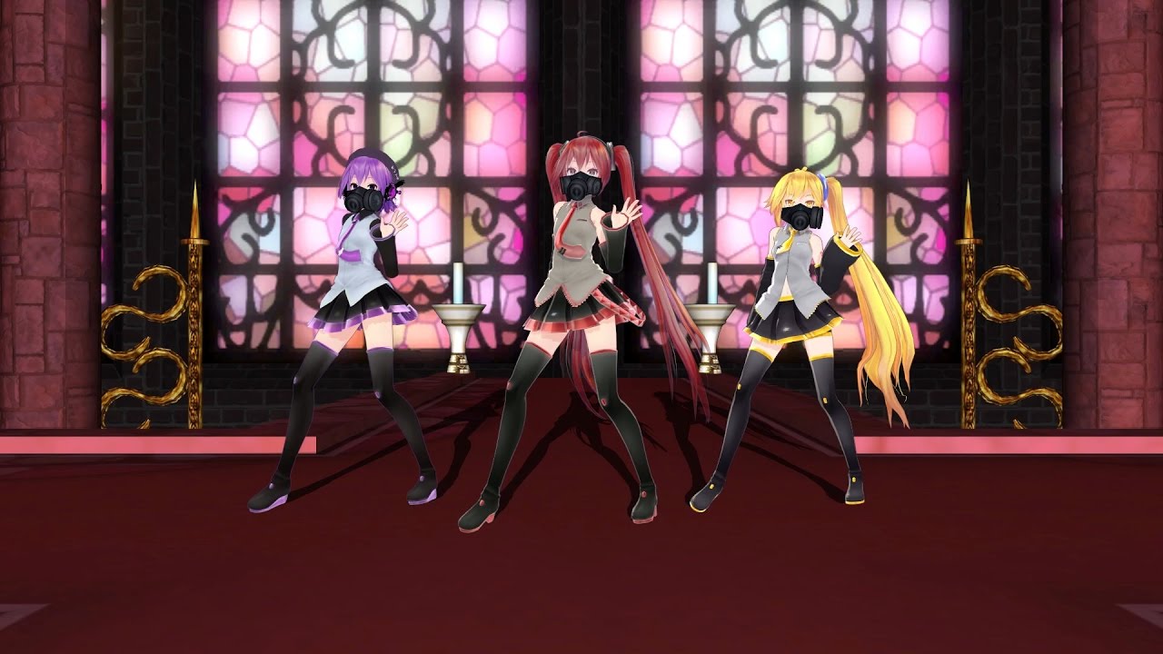 [MMD] Follow The Leader [Miku, Defoko, Neru] - YouTube