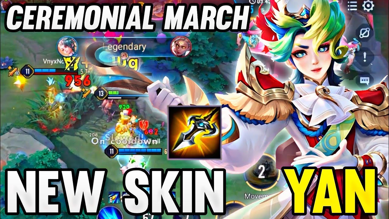 NEW SKIN YAN CEREMONIAL MARCH GAMEPLAY - ARENA OF VALOR | AOV - YouTube