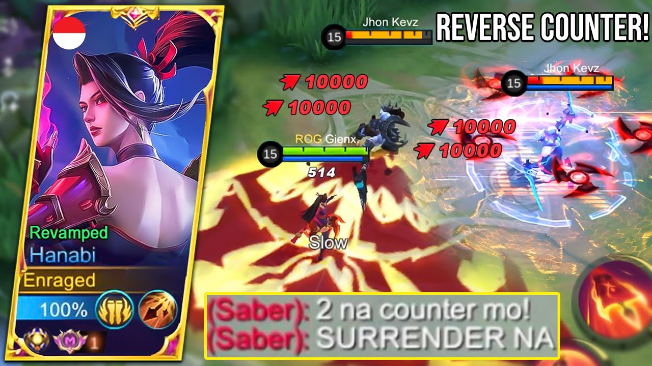 HOW TO REVERSE COUNTER WHEN USING HANABI | BEST STRATEGY FOR HANABI ...