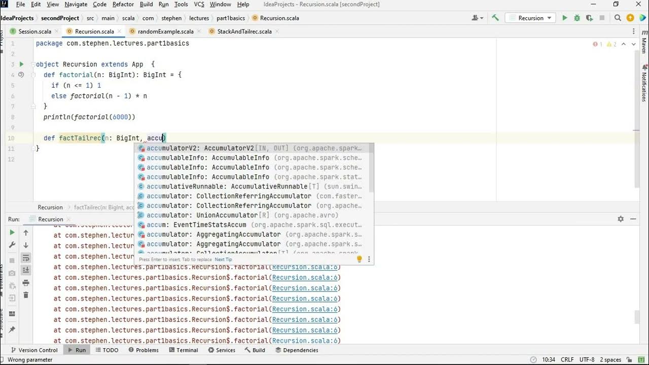 How To Create Tail Recursion Traditional Recursion Vs Tail Recursion Tailrec Factorial