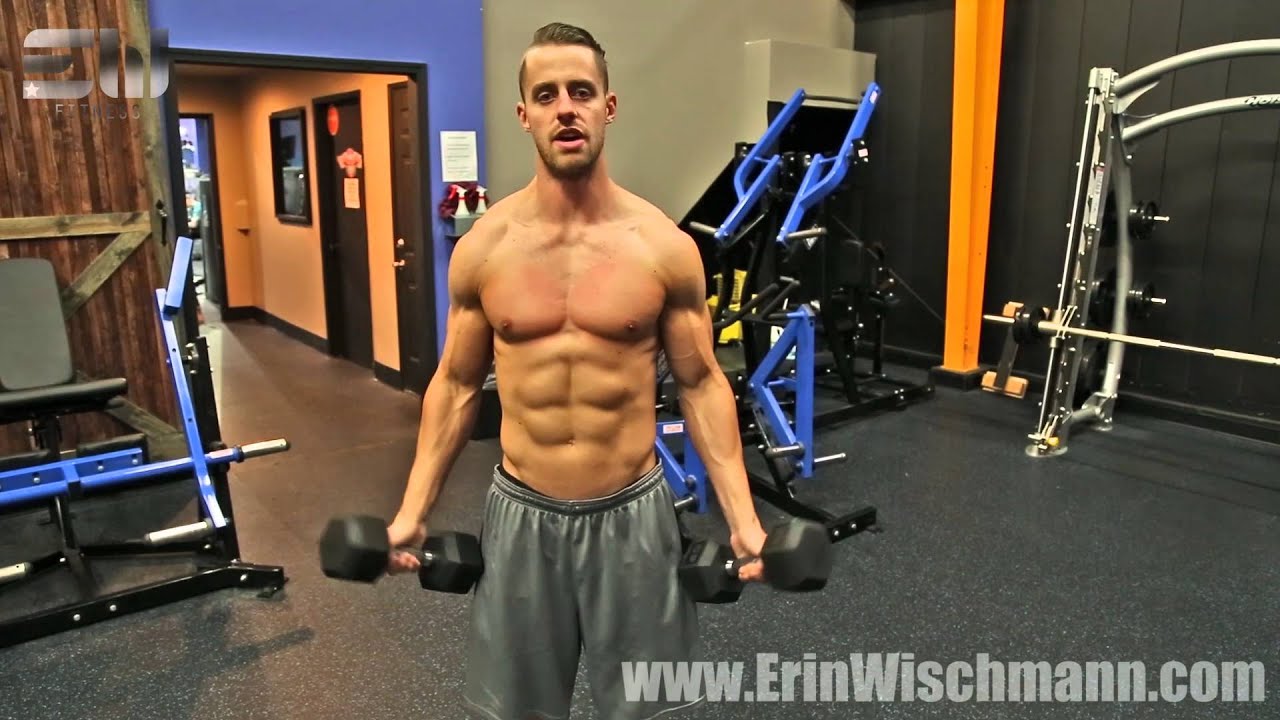 Standing Bicep Curls: How To Gym Tutorial Video #7 - YouTube