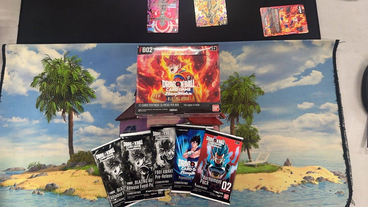 Dragon Ball Fusion World box opening PACMAN SPECIAL is live! - YouTube