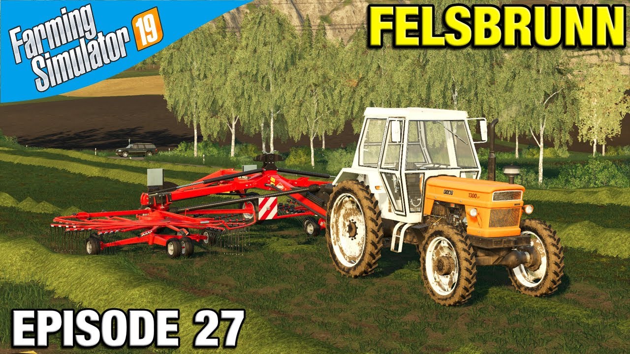 Farming Simulator 19 Timelapse - Felsbrunn FS19 Episode 27 MAKING HAY ...