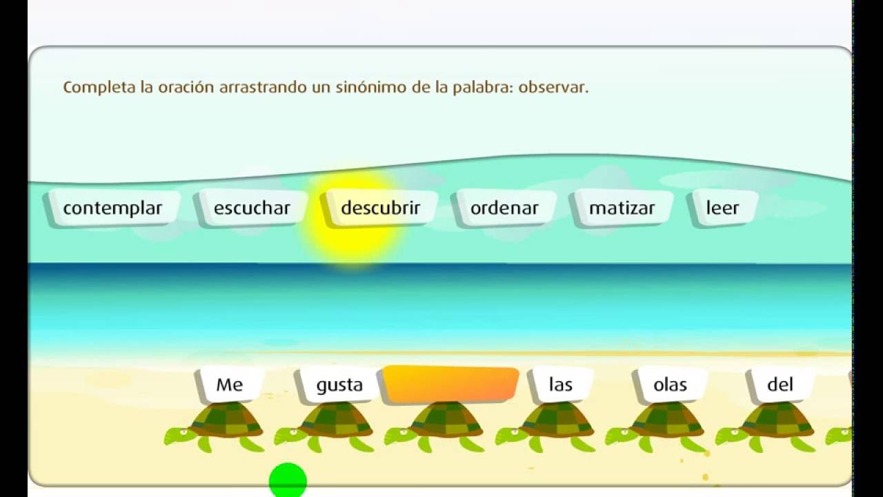 sinonimos y antonimos :juego - YouTube