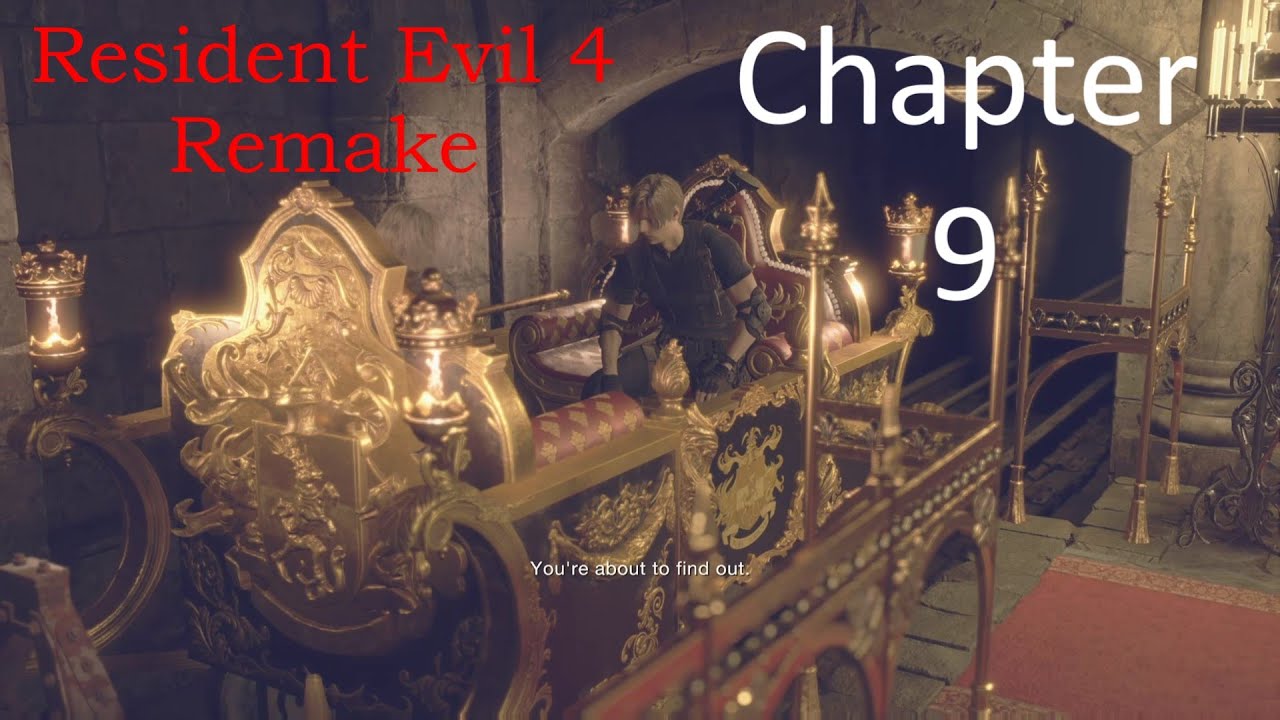 Knight Leon and Princess Ashley Fight Though the Castle! {Resident Evil ...