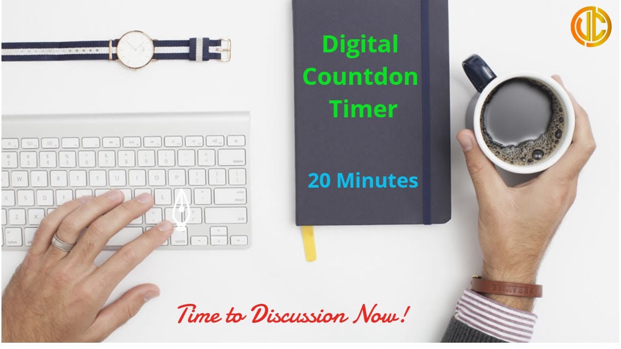 20 minutes digital countdown timer. - YouTube