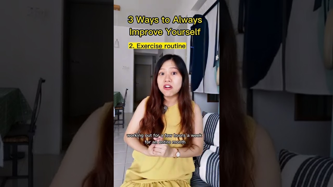3 ways to always improve yourself - YouTube