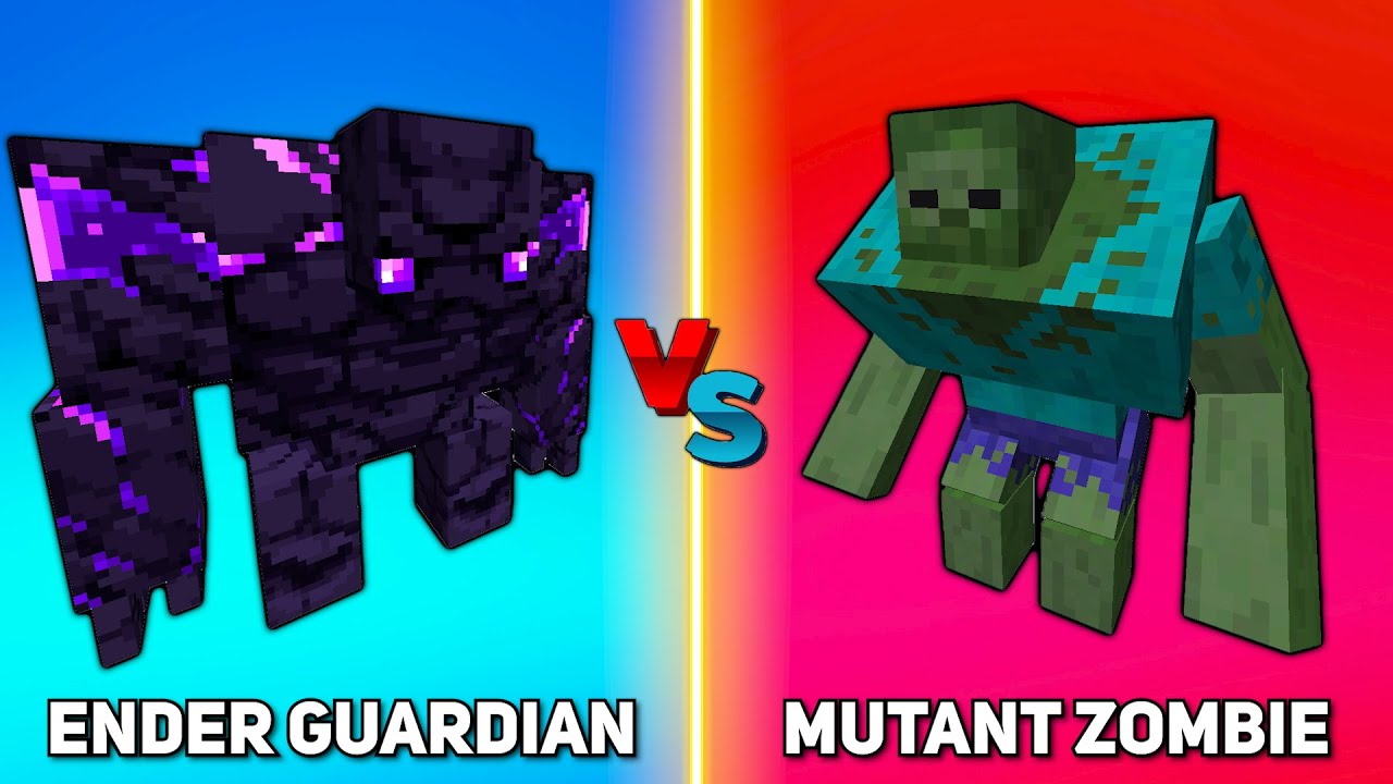 ENDER GOLEM vs MUTANT ZOMBIE | Minecraft Mob Battle - YouTube