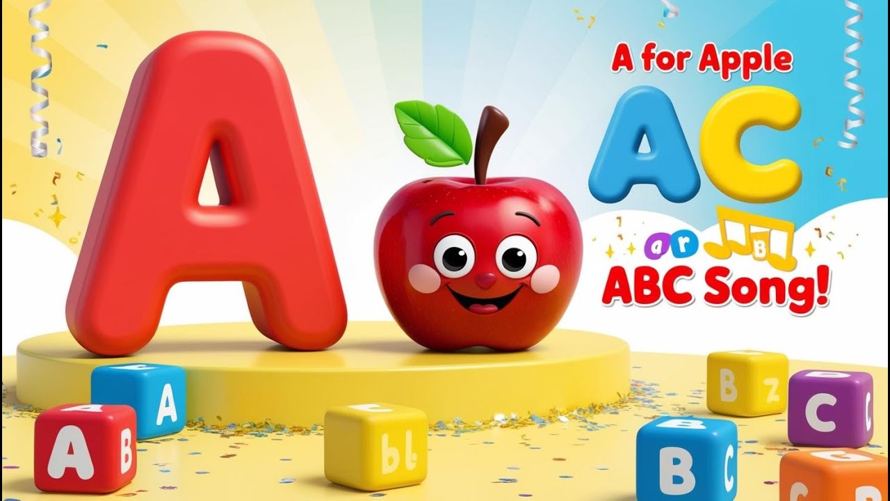 A for Apple – Early Learning Song for Kids - YouTube