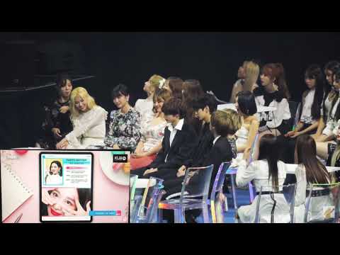 TWICE,TXT,WJSN Reacts to ‘Strangers Putting On Idols Makeup’[MGMA 2019]