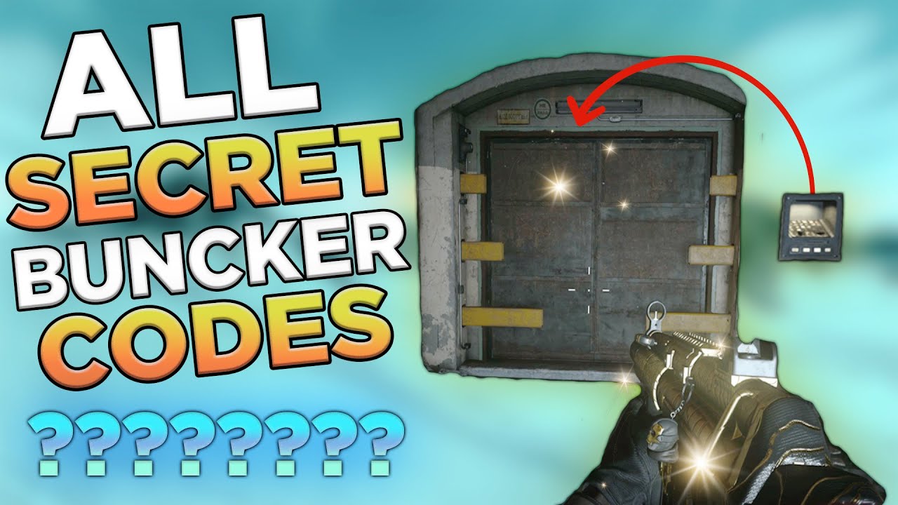 All 6 SECRET BUNKER Codes In Modern Warfare Warzone 🔥🔥 - YouTube