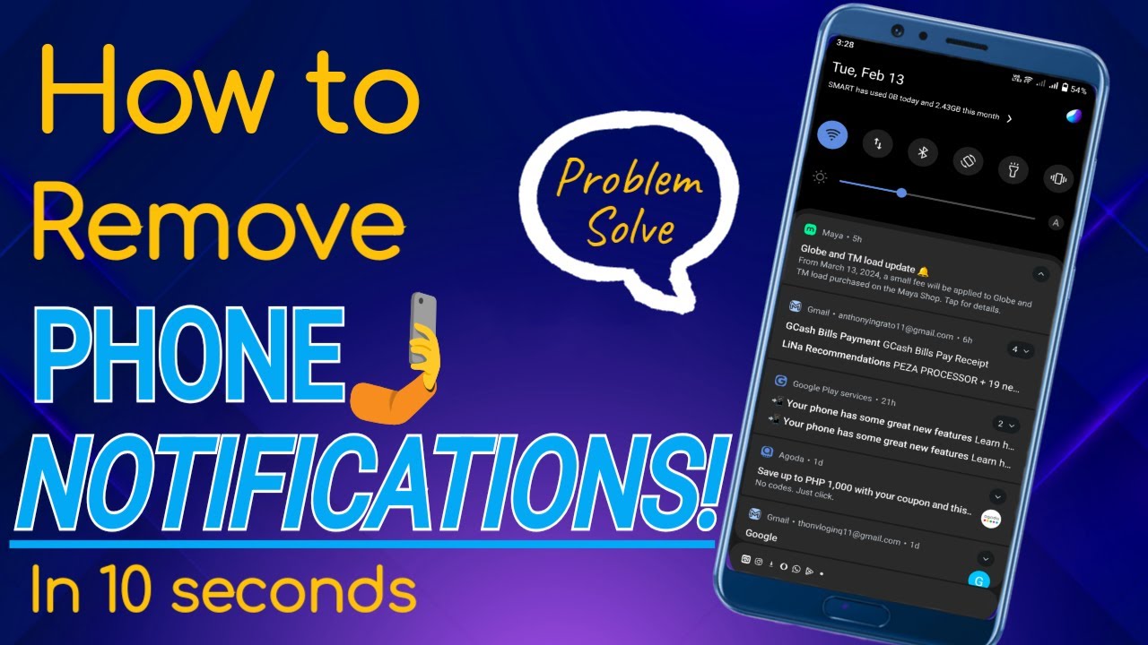 Pop-up Phone Notifications Problem Solve! Remove all Notifications in ...