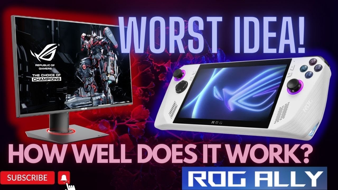 Using a Monitor on the ROG ALLY! - YouTube