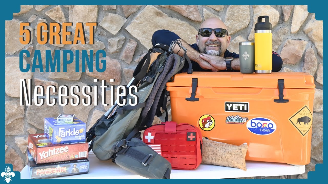 Things That Come on Every Camping Trip (Yeti - Board Games - First Aid ...