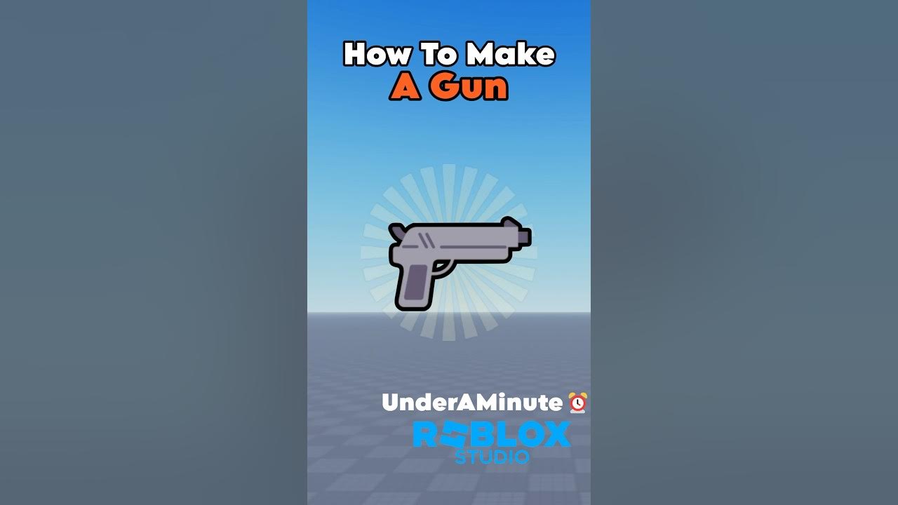 How to make a Gun in roblox #roblox - YouTube