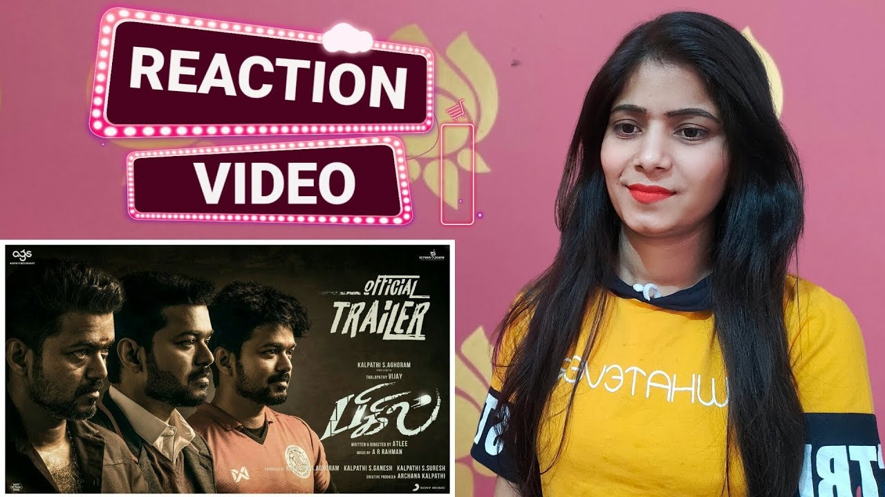 Bigil Official Trailer REACTION | Thalapathy Vijay | Nayanthara | A.R ...