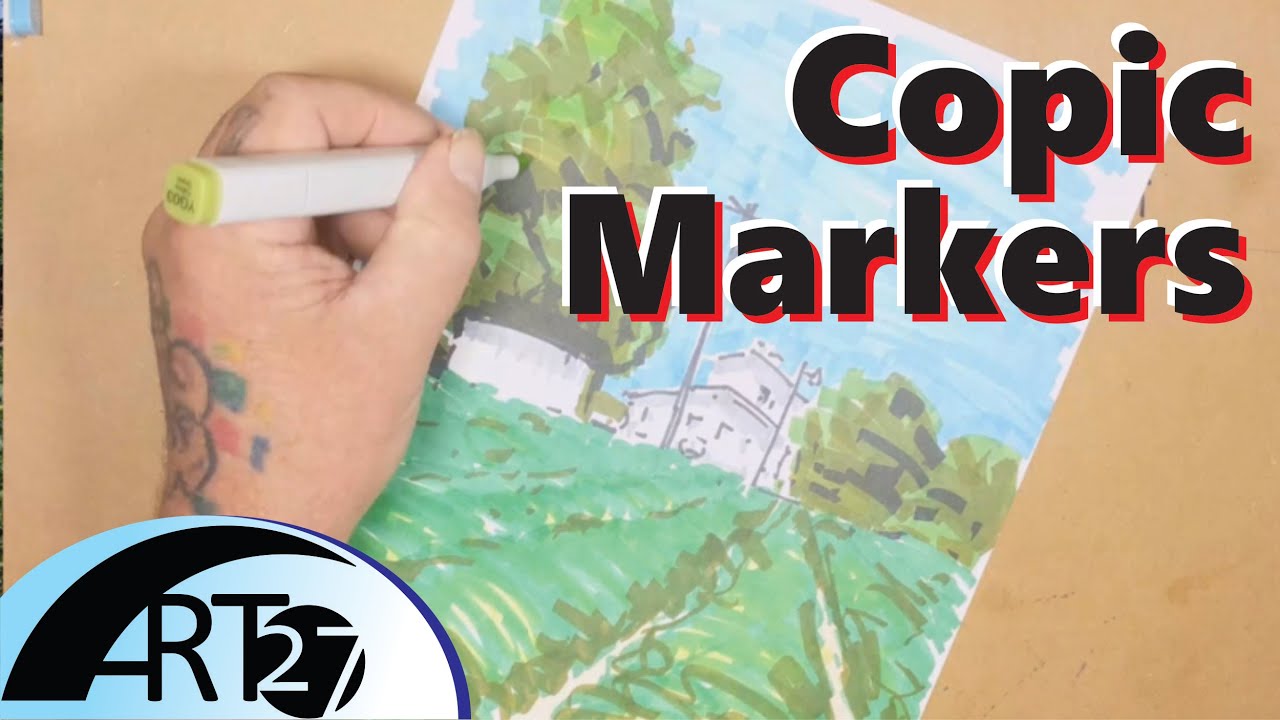 Drawing with Copic Markers - YouTube