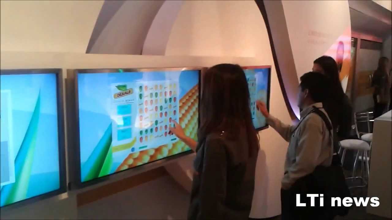 AAPRESID multi touch game event for Monsanto trade show - YouTube