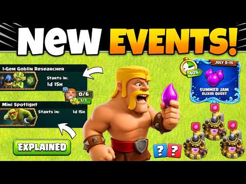 😱 1 Gem Goblin Researcher is BACK! NEW Elixir Quest & Mini Spotlight Explained | Clash of Clans