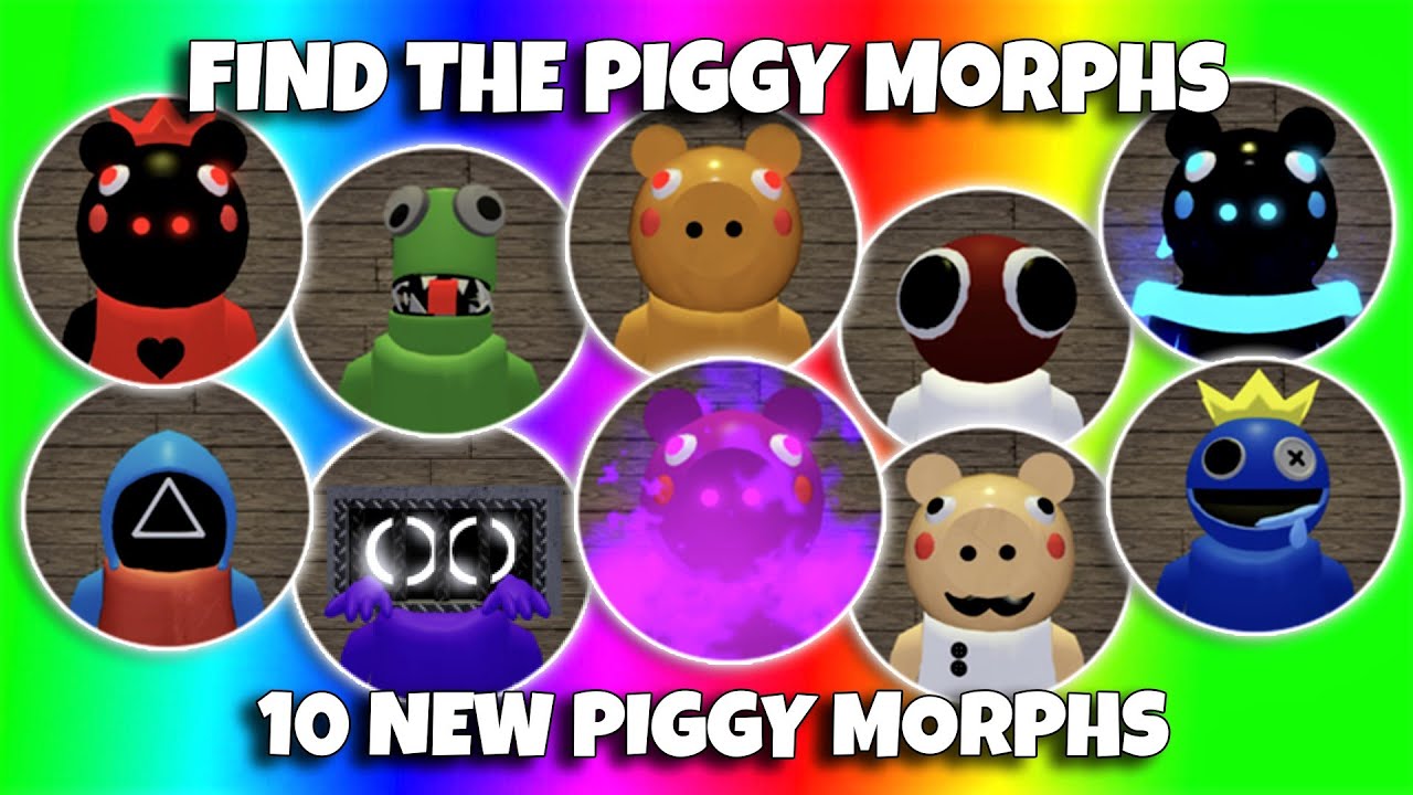 ROBLOX - Find The Piggy Morphs - 10 New Piggy Morphs! - YouTube