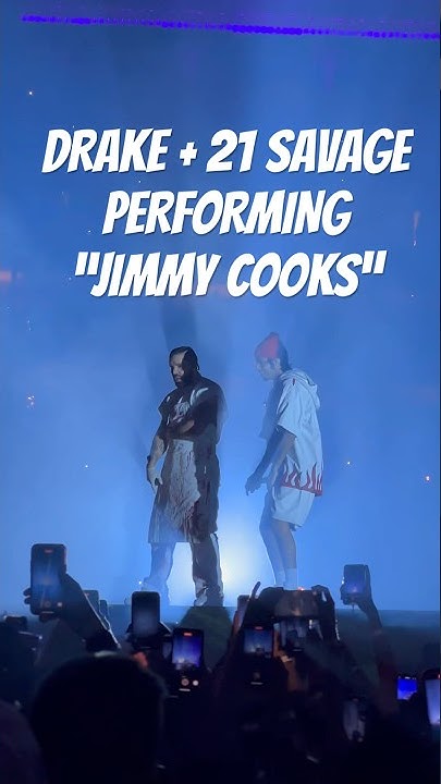 DRAKE + 21 SAVAGE PERFORMING JIMMY COOKS AT ITS ALL A BLUR TOUR IN PHILADELPHIA #drake #21savage ...