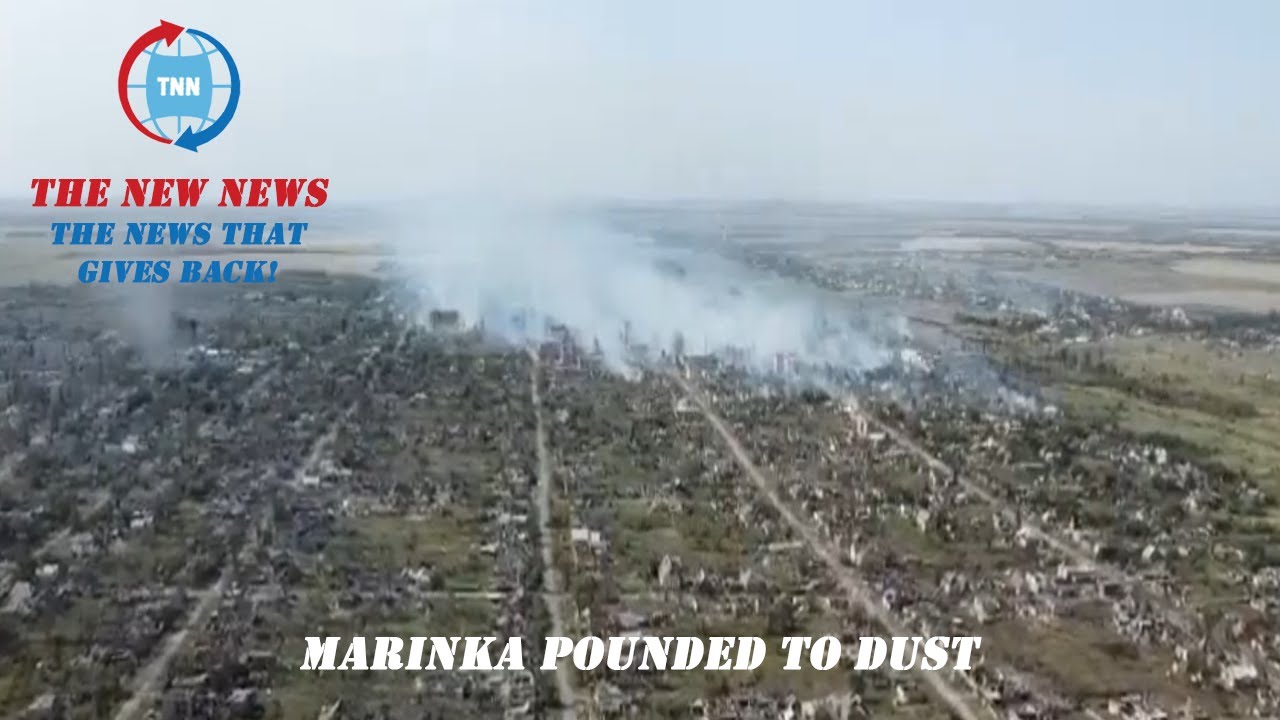 UKRAINE: MARINKA POUNDED TO DUST (Russian Invasion Days: 186) - YouTube