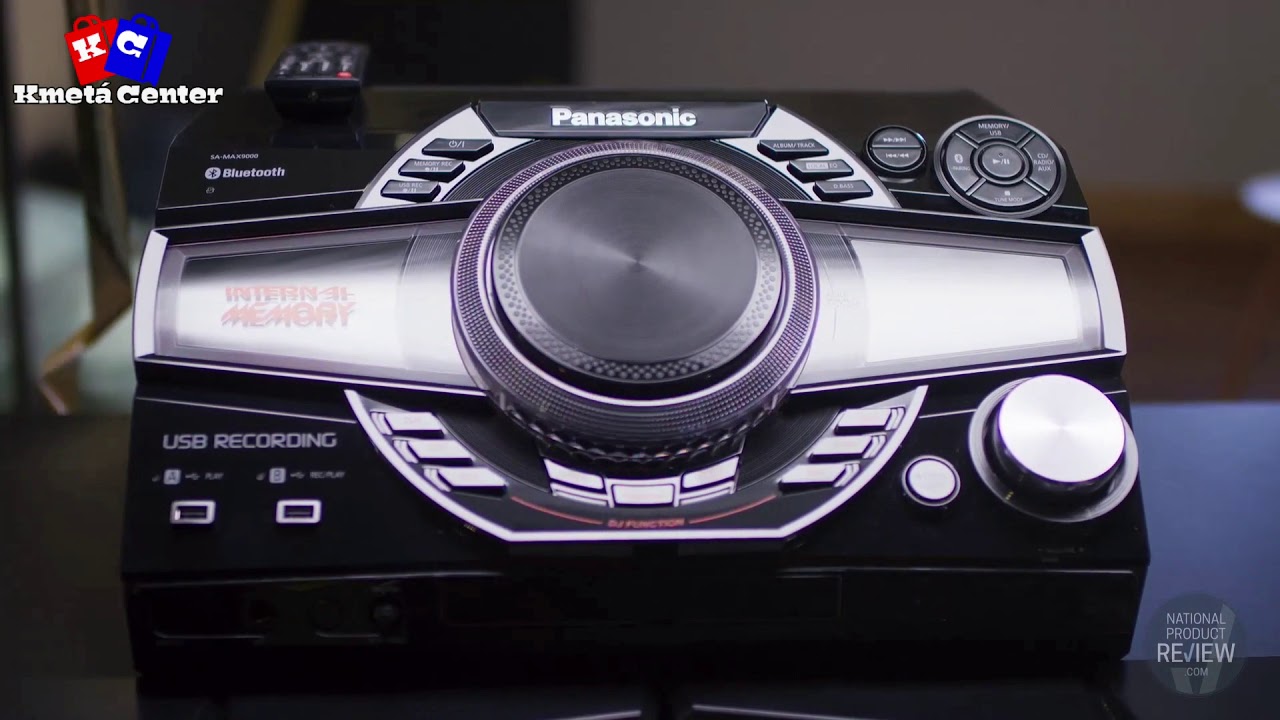 Mini System Panasonic SC-MAX9000LB, 2 USB, Bluetooth, NFC, Max Juke ...