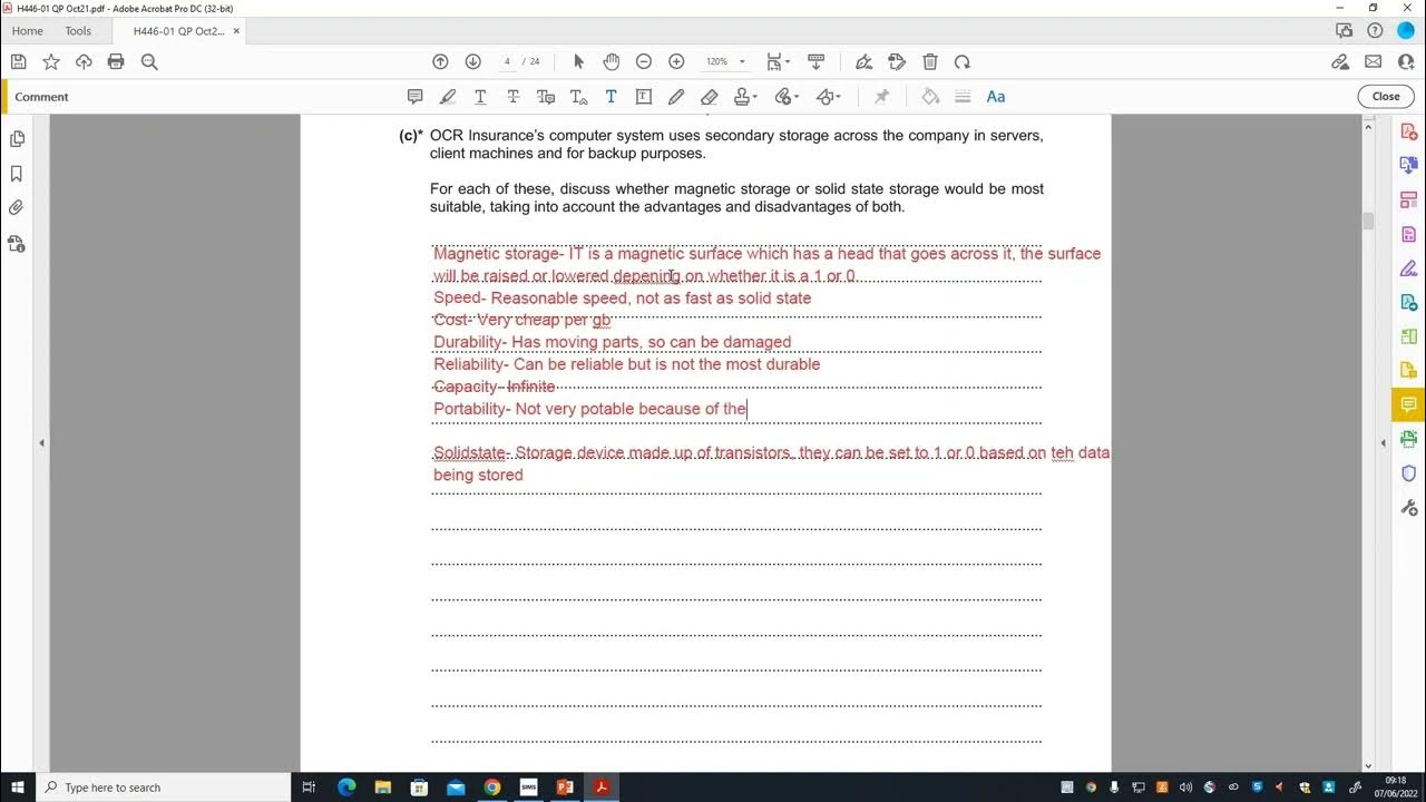 OCR A-Level H446 Computer Science Unit 1 2021 - YouTube
