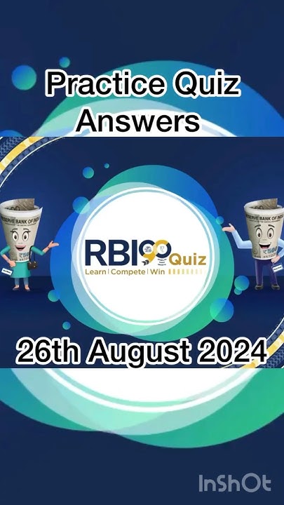 RBI 90 quiz Practice Quiz Answers | 26th August 2024|English #rbi #rbi90quiz #quiz #rbiquiz2024 ...