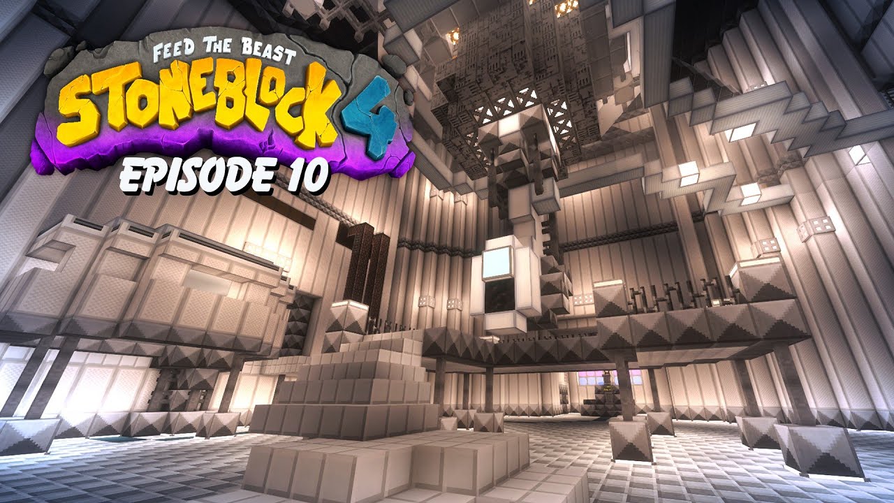 Off-Brand Portal... in Minecraft - FTB StoneBlock 4 #10 - YouTube