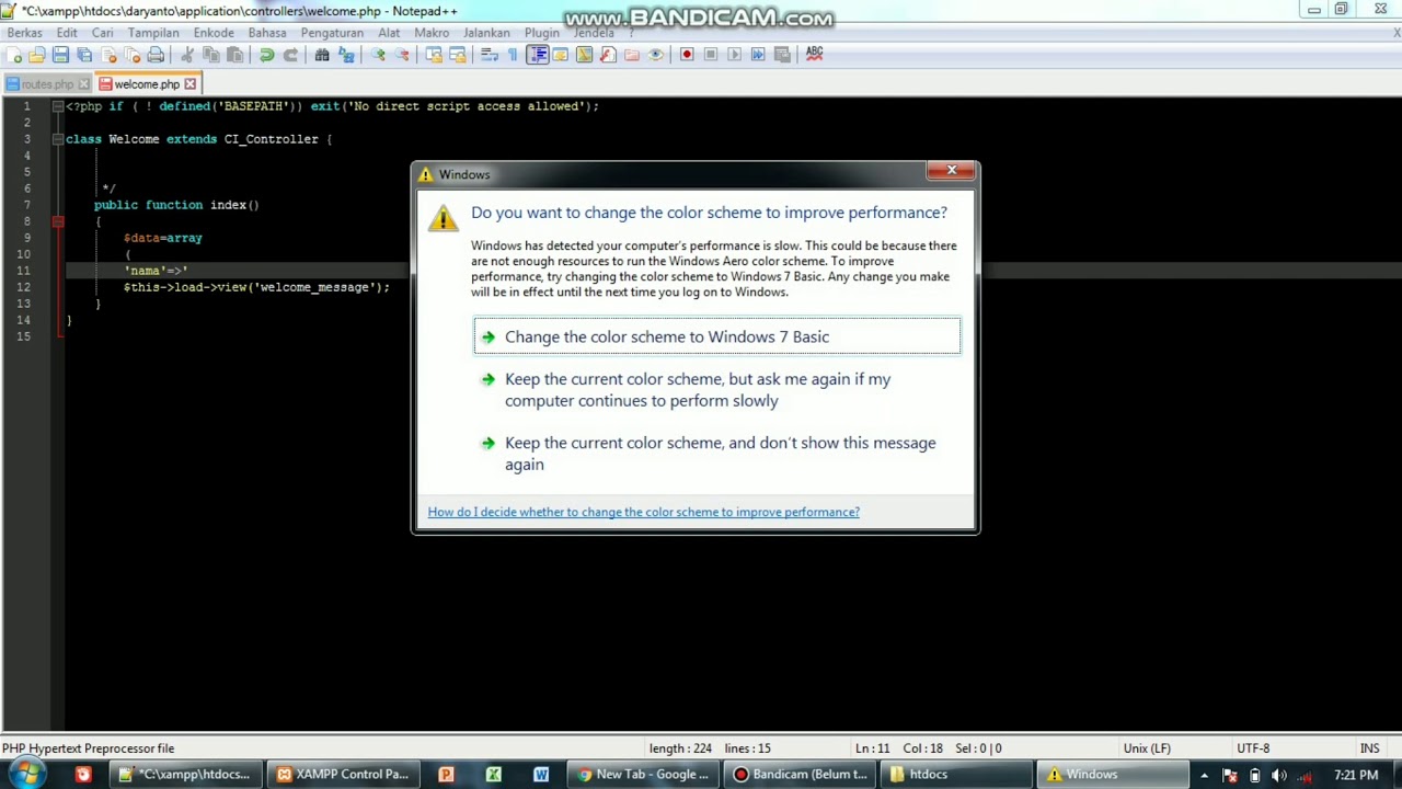Tutorial CODEIGNITER Part 1 - Controllers and Views - YouTube