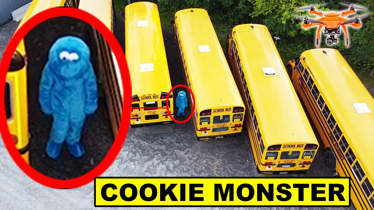 You Wont Believe What My Drone Caught At This Abandoned School Bus Yard