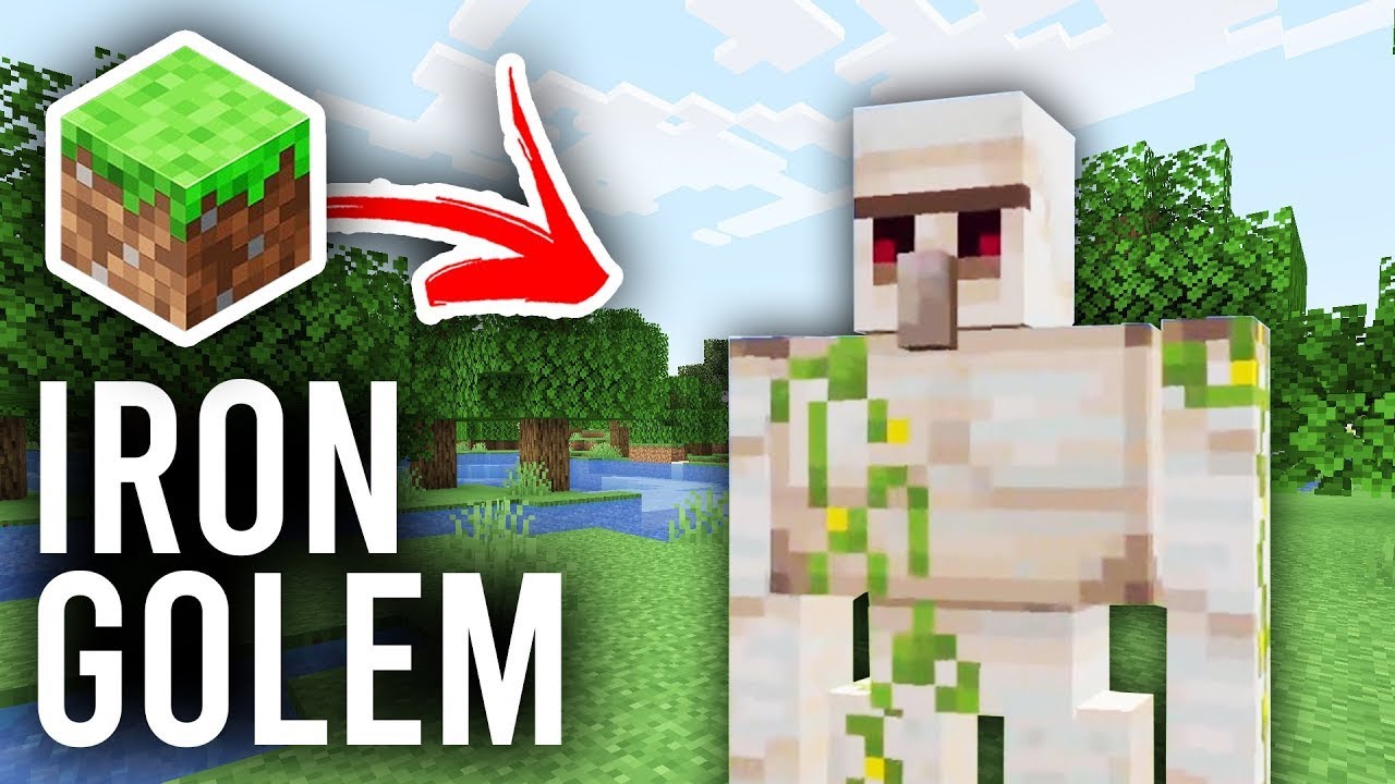 How To MAKE An IRON GOLEM In Minecraft CREATE Golem EASILY Craft how-to-make-an-iron-golem-in-minecraft-create-golem-easily-craft